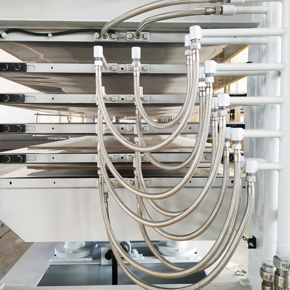 Hot press with 5 layers 160T